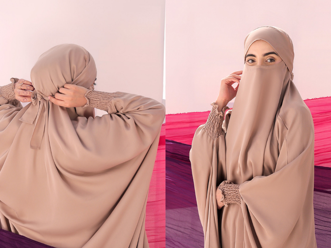 Guide to Finding the Perfect Half Niqab Styles - The Hijab Company