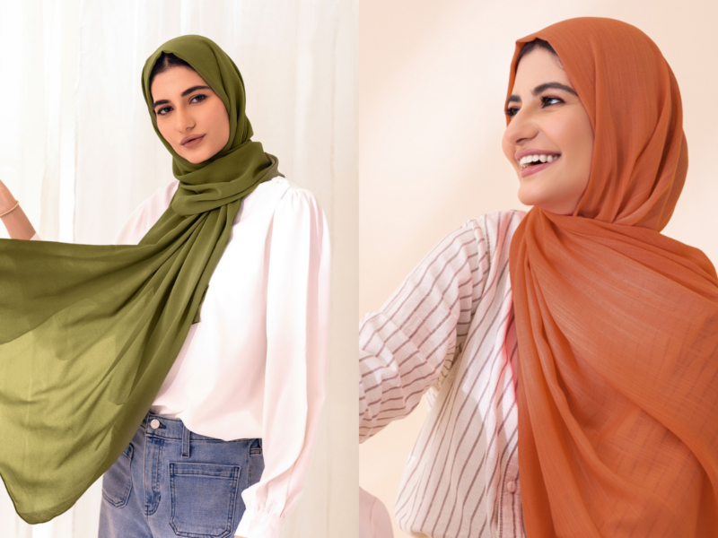 Options for Wedding Hijabs color combinations - The Hijab Company